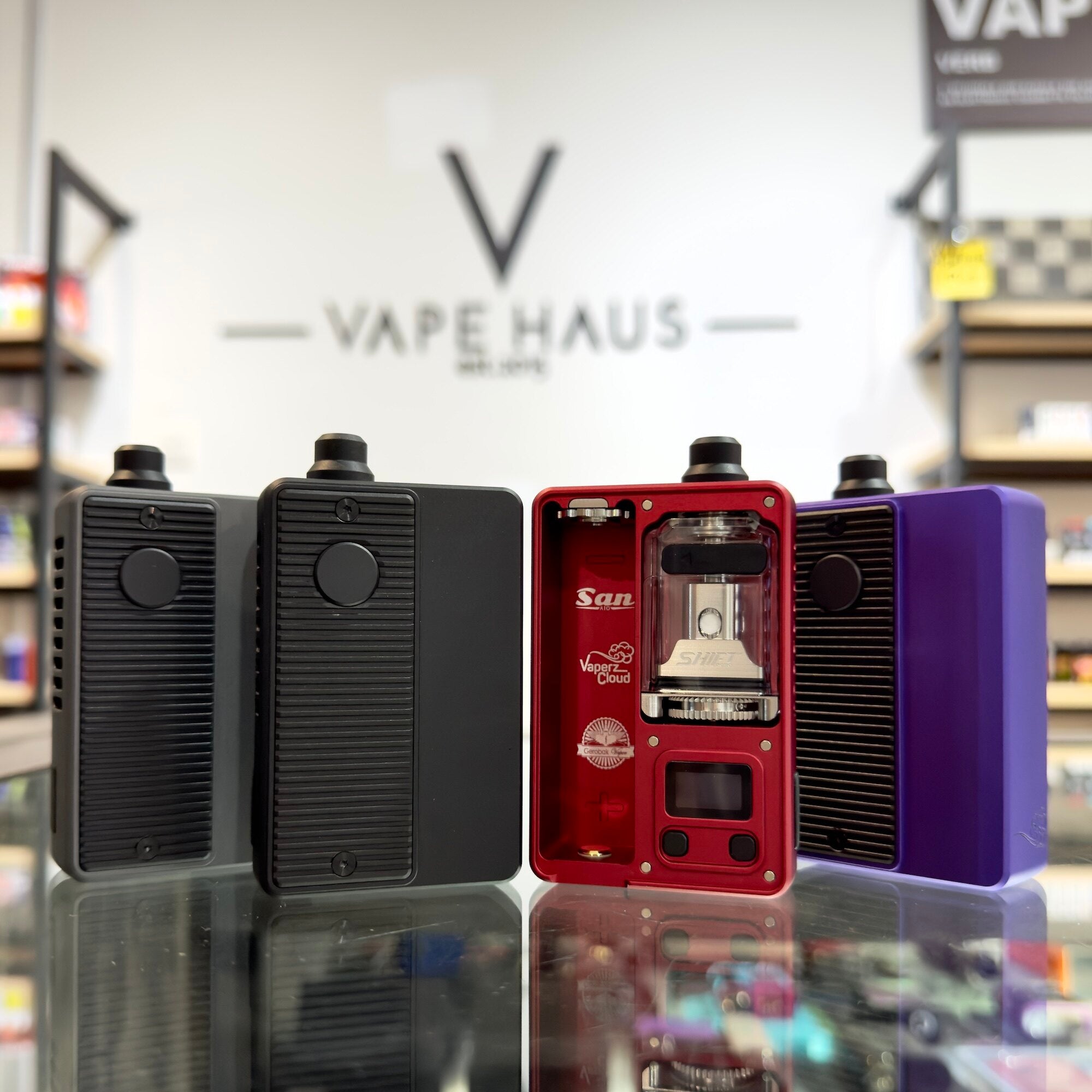 Vaperz Cloud x GeroBak SAN AIO Kit Mod Kotak Boro – vape haus - Premium ...