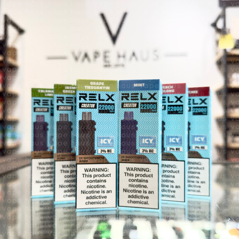 RELX Creator Kit 22000puffs Disposable – vape haus - Premium Vapor ...