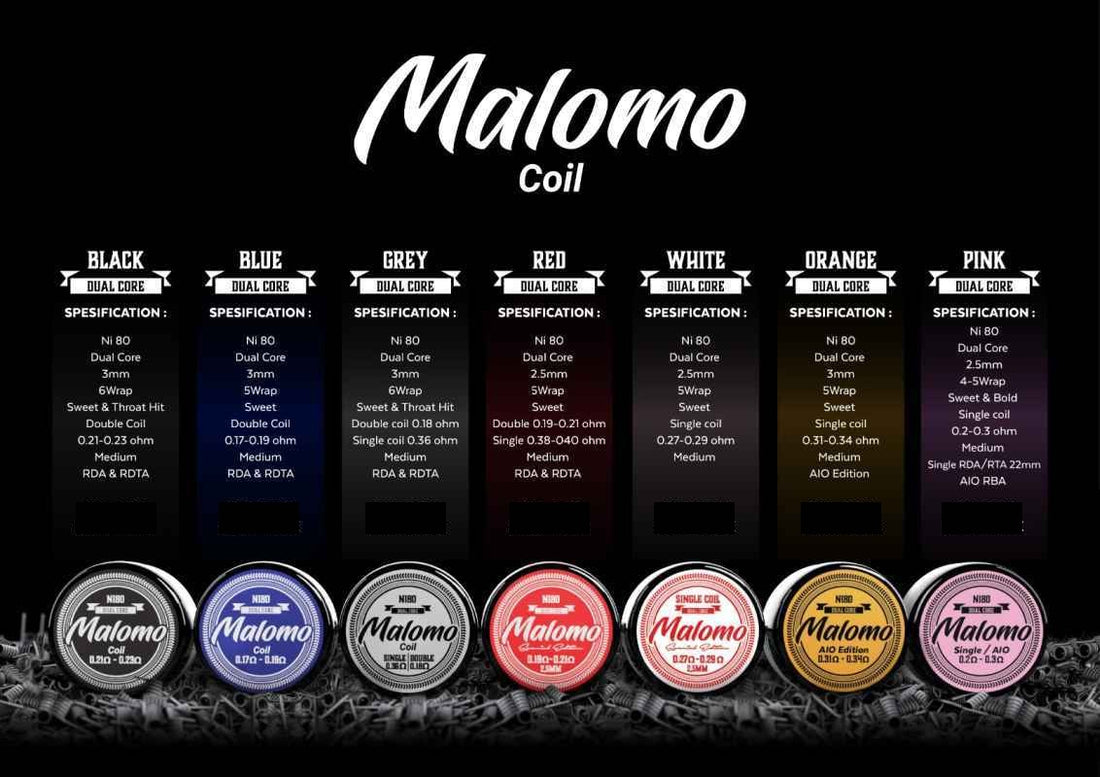 Malomo Prebuilt Coils (2pcs) (Made in Indon) – vape haus - Premium ...